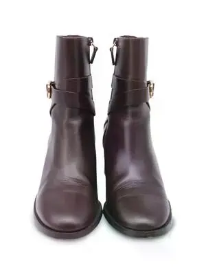 STUART WEITZMAN Buckled Ankle Boots