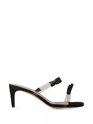 Red Valentino Bow-detail Strap Sandals - Black