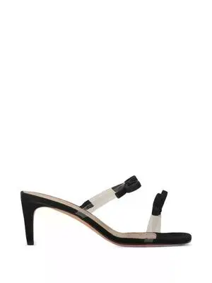 Red Valentino Bow-detail Strap Sandals - Black