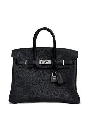 Hermès 2025 Birkin 25 Handbag - Black