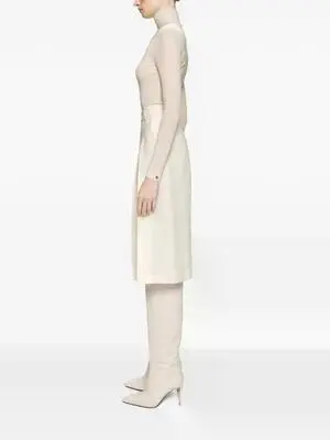 NISSA Tailored High-waist Bermuda Shorts