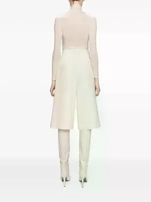 NISSA Tailored High-waist Bermuda Shorts