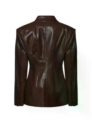 Andamane Single-breasted Peaked-lapel Blazer