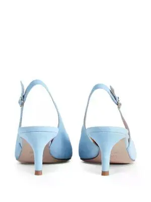 Roberto Festa Suede Slingback Kitten Heel Pumps