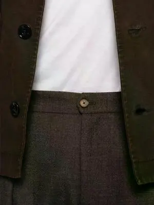BRIGLIA 1949 Pleated Twill-weave Trousers