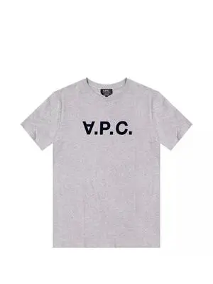 A.p.c. V.p.c. Logo-print T-shirt - Grey