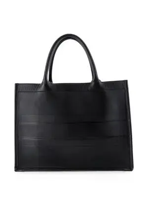 Dior Book Embossed Leather Medium Tote Bag