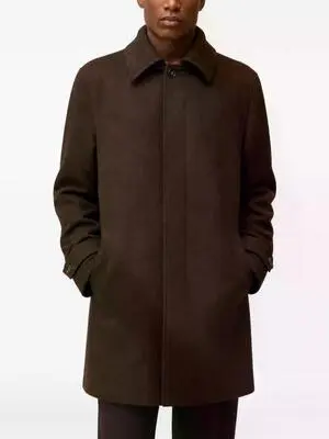 RETORI Detachable Knit-collar Coat
