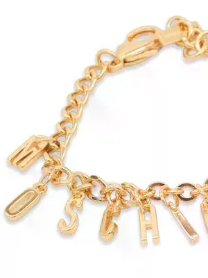 Moschino Logo-charm Chain Bracelet