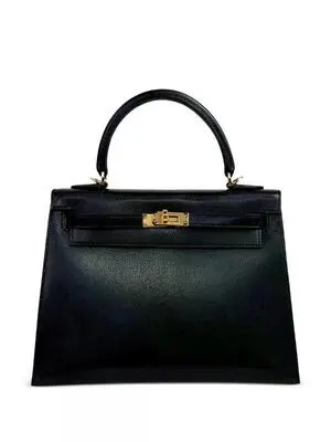 Hermès 2025 Kelly Sellier 25 Handbag - Black