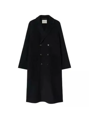 RETORI Double-breasted Wool Coat - Black