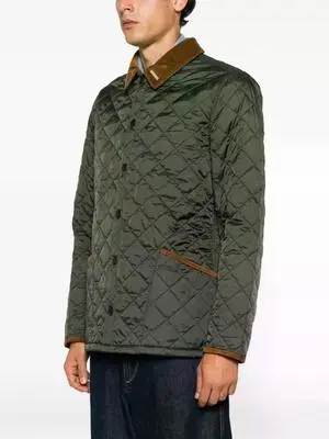 Barbour Liddesdale Quilted-pattern Jacket - Green