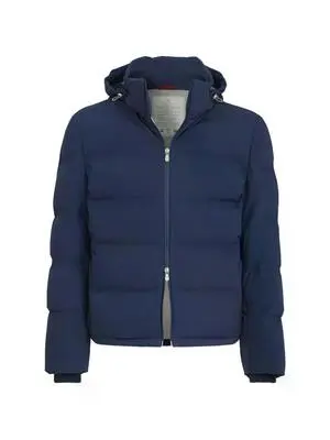 Brunello Cucinelli Down Jacket With Detachable Hood