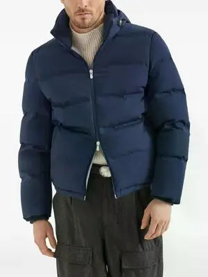 Brunello Cucinelli Down Jacket With Detachable Hood
