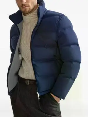 Brunello Cucinelli Down Jacket With Detachable Hood