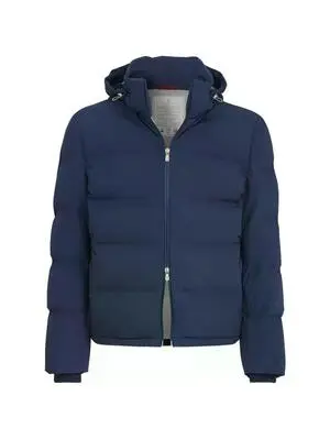 Brunello Cucinelli Down Jacket With Detachable Hood