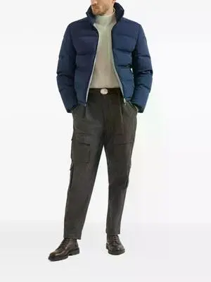 Brunello Cucinelli Down Jacket With Detachable Hood