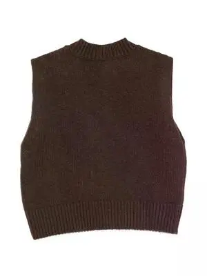 Soeur Ribbed-knit Sleeveless Sweater