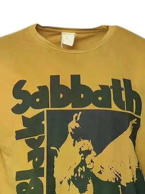 MadeWorn Black Sabbath Graphic-print T-shirt - Yellow