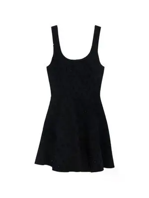 Maje Rhinestone-embellished Sleeveless Mini Dress - Blue