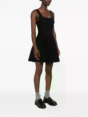 Maje Rhinestone-embellished Sleeveless Mini Dress