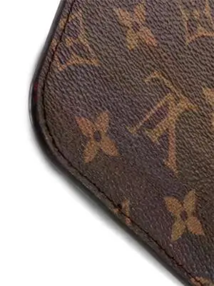 LOUIS VUITTON Neverfull Pochette Monogram Canvas Large Pouch - Brown