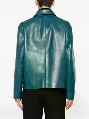 Sandro Zip-up Leather Jacket