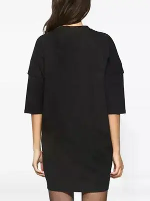HAMZA Graphic-print Mini Dress