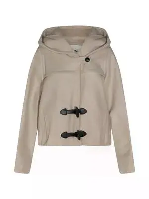 MARANT ETOILE Toggle-fastening Hooded Jacket - Neutrals