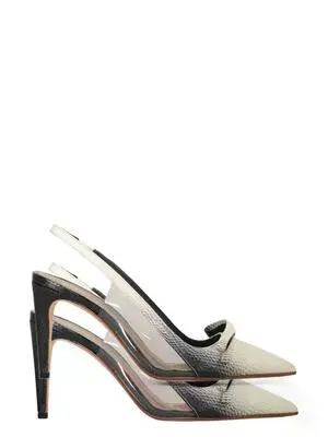 Red Valentino Bow-detail Slingback Pumps - White