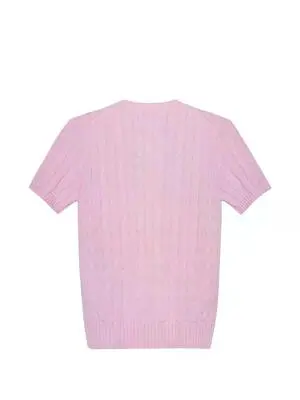 Polo Ralph Lauren Cable-knit Short-sleeve Top