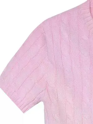 Polo Ralph Lauren Cable-knit Short-sleeve Top