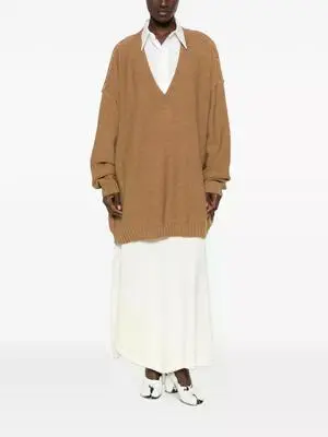 MAISON MARGIELA Oversized V-neck Sweater