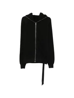 Rick Owens Gimp Zip-up Hoodie - Black