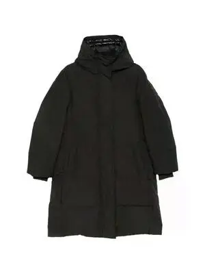 Canada Goose Hooded Padded Coat - Black
