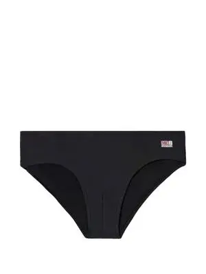 MC2 SAINT BARTH Logo Patch Swim Trunks - Black