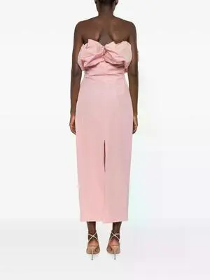 Magda Butrym Ruffled Strapless Maxi Dress