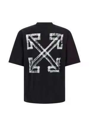 Off-White Motion Arrow Skate T-shirt - Black