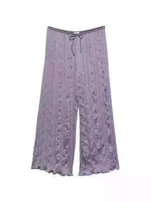 Posse Esme Drawstring-waist Trousers - Purple