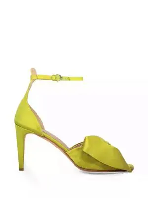 Red Valentino Bow-detail Buckle-fastening Sandals - Green