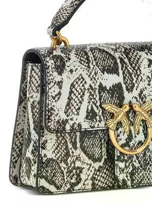 Pinko Mini Love One Light Handbag - White
