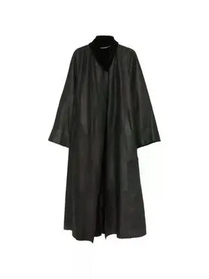 Nour Hammour Dorian Shearling Coat - Black