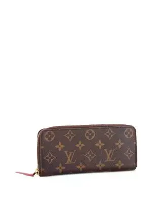 LOUIS VUITTON Clemence Wallet Monogram Canvas Small Wallets - Brown