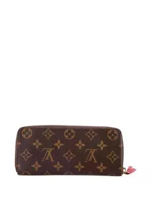 LOUIS VUITTON Clemence Wallet Monogram Canvas Small Wallets - Brown