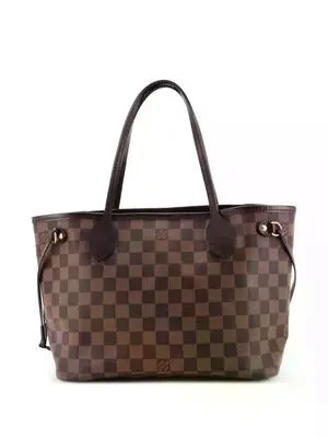 LOUIS VUITTON Damier Pm Tote Bag - Brown