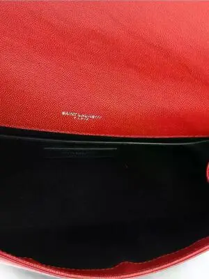 Saint Laurent Classic Monogram Tassel Leather Medium Crossbody Bag