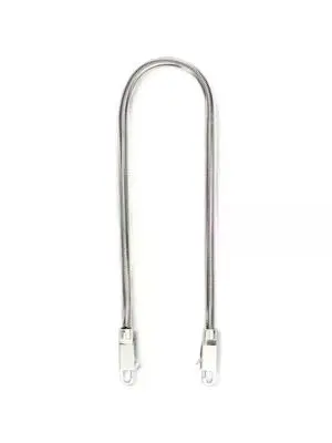 Rick Owens Crossbody Snake Chain - Silver