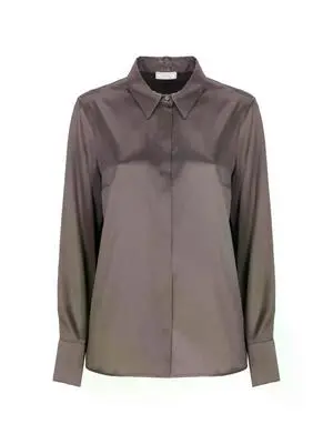 Peserico Long-sleeve Shirt - Brown
