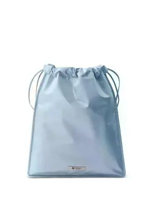 Prada Wish Silk Duchesse Pouch - Blue