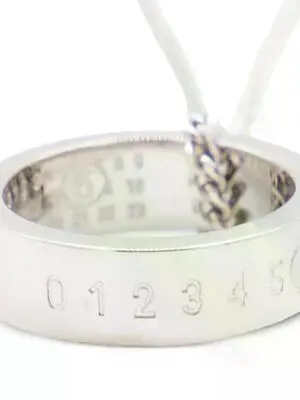 MAISON MARGIELA Numeric Pendant Necklace - Silver